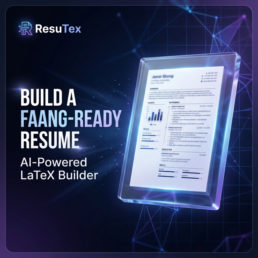 ResuTex – AI LaTeX Resume Builder | Create Modern CVs in Seconds